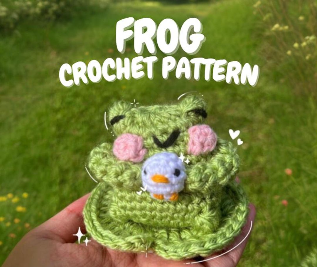 Frog PATTERN Crochet Digital Toad Amigurumi Doll Stuffed Soft Toy ...