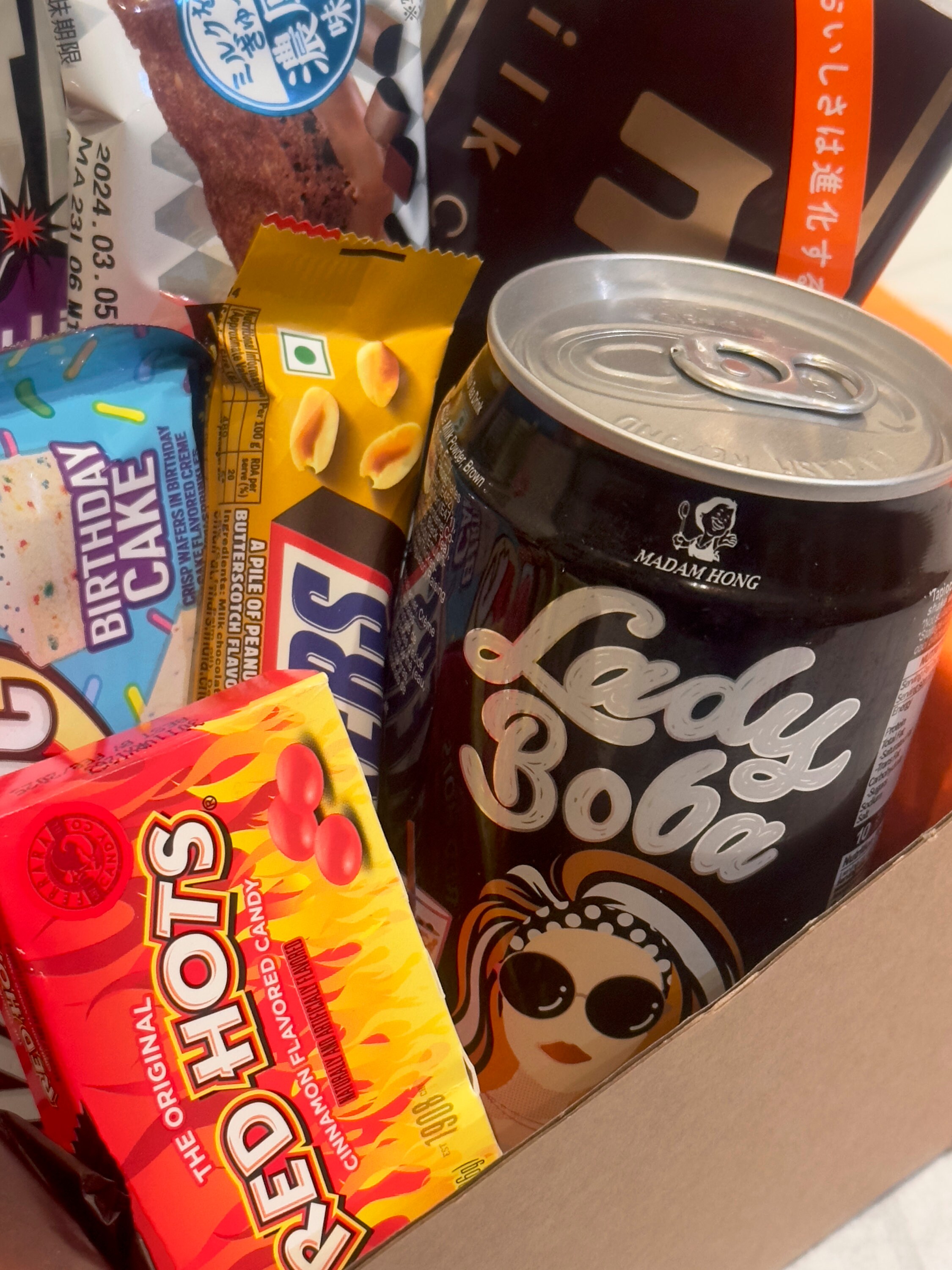 Asian Food Hamper International Foods Box Buldak Ramen Bubble Tea ...