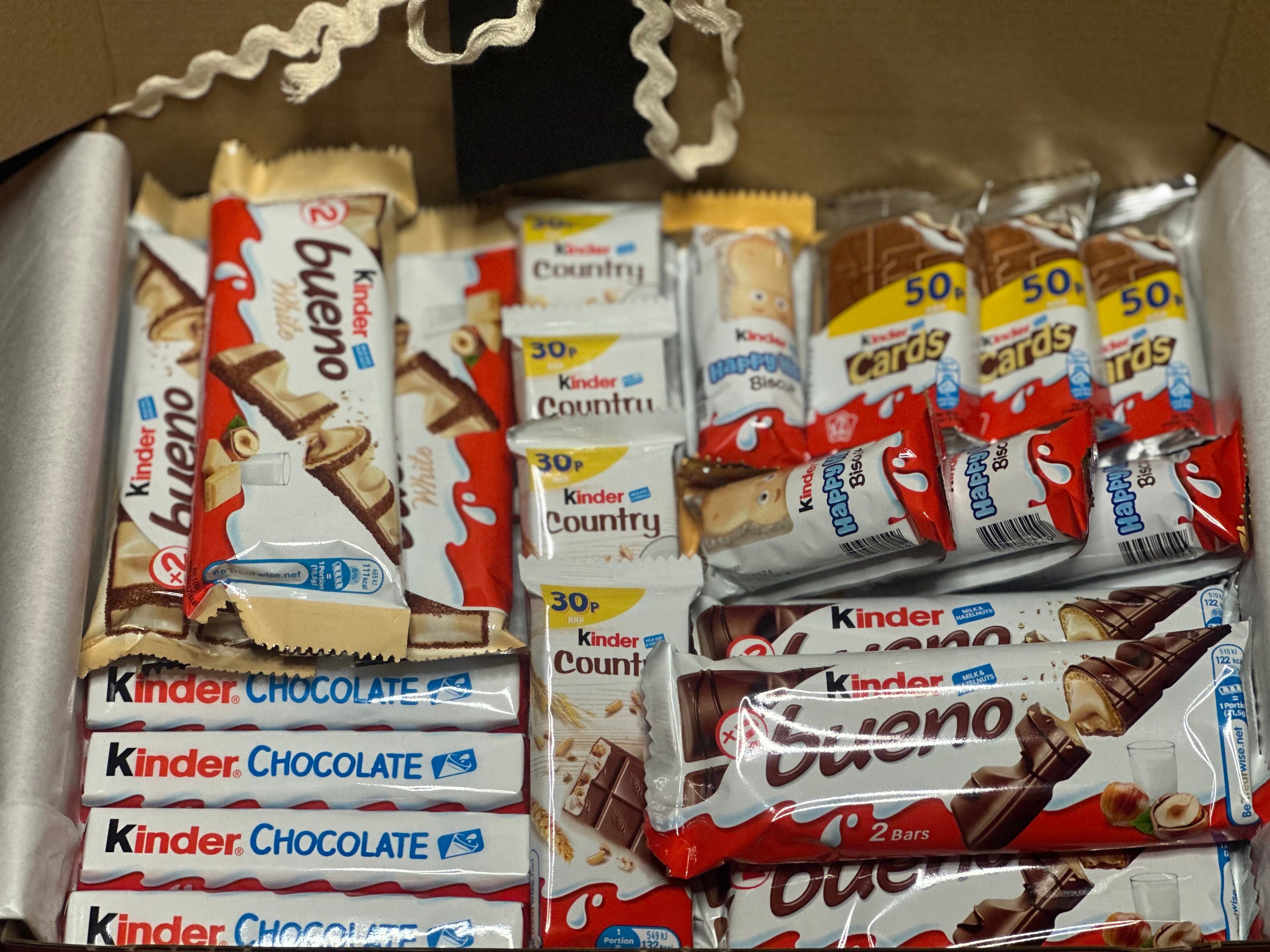 Kinder Bueno Chocolate Gift Box Kinder Bueno Personalisation Chocolate ...