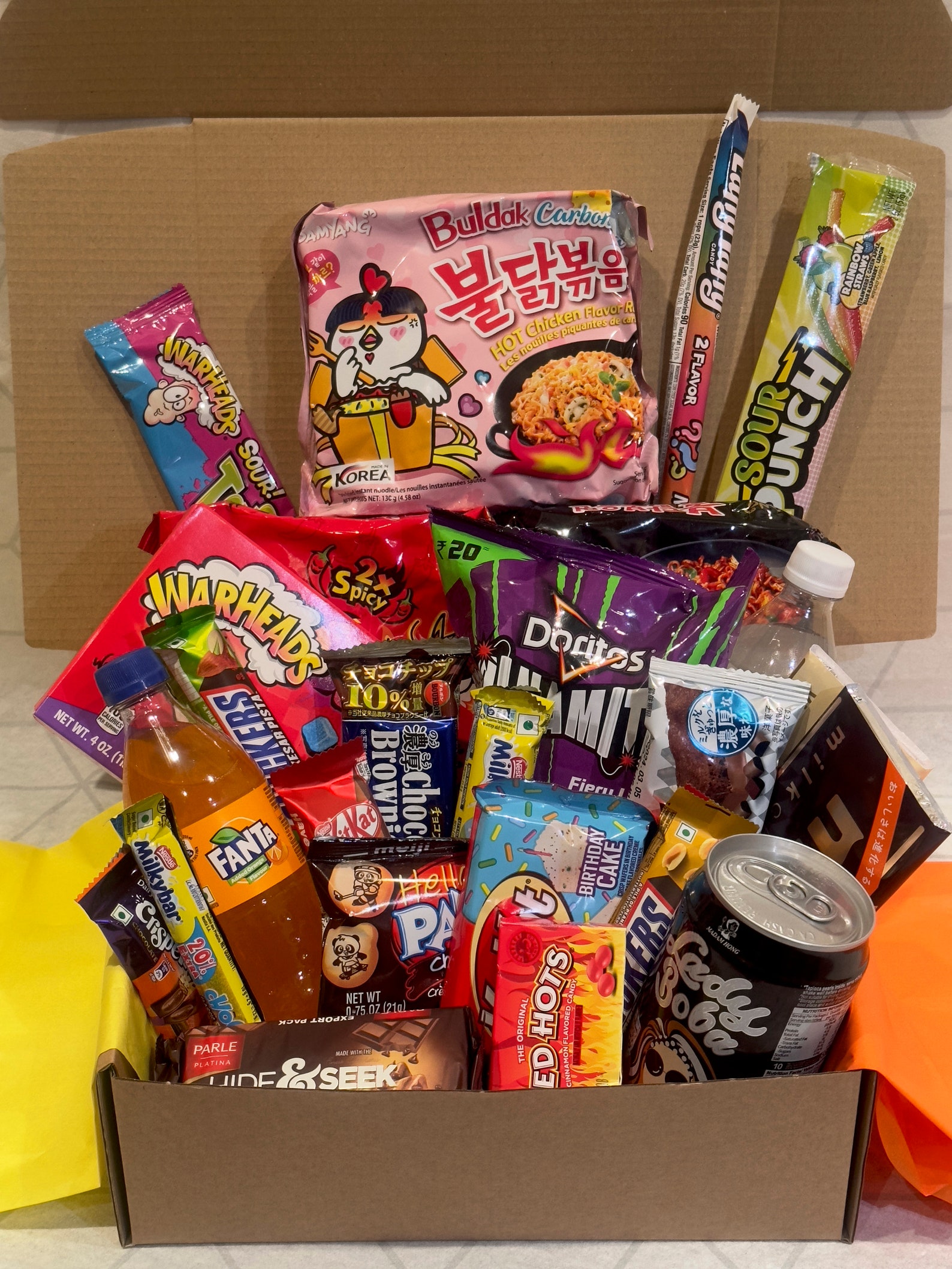 Asian Food Hamper International Foods Box Buldak Ramen Bubble Tea ...