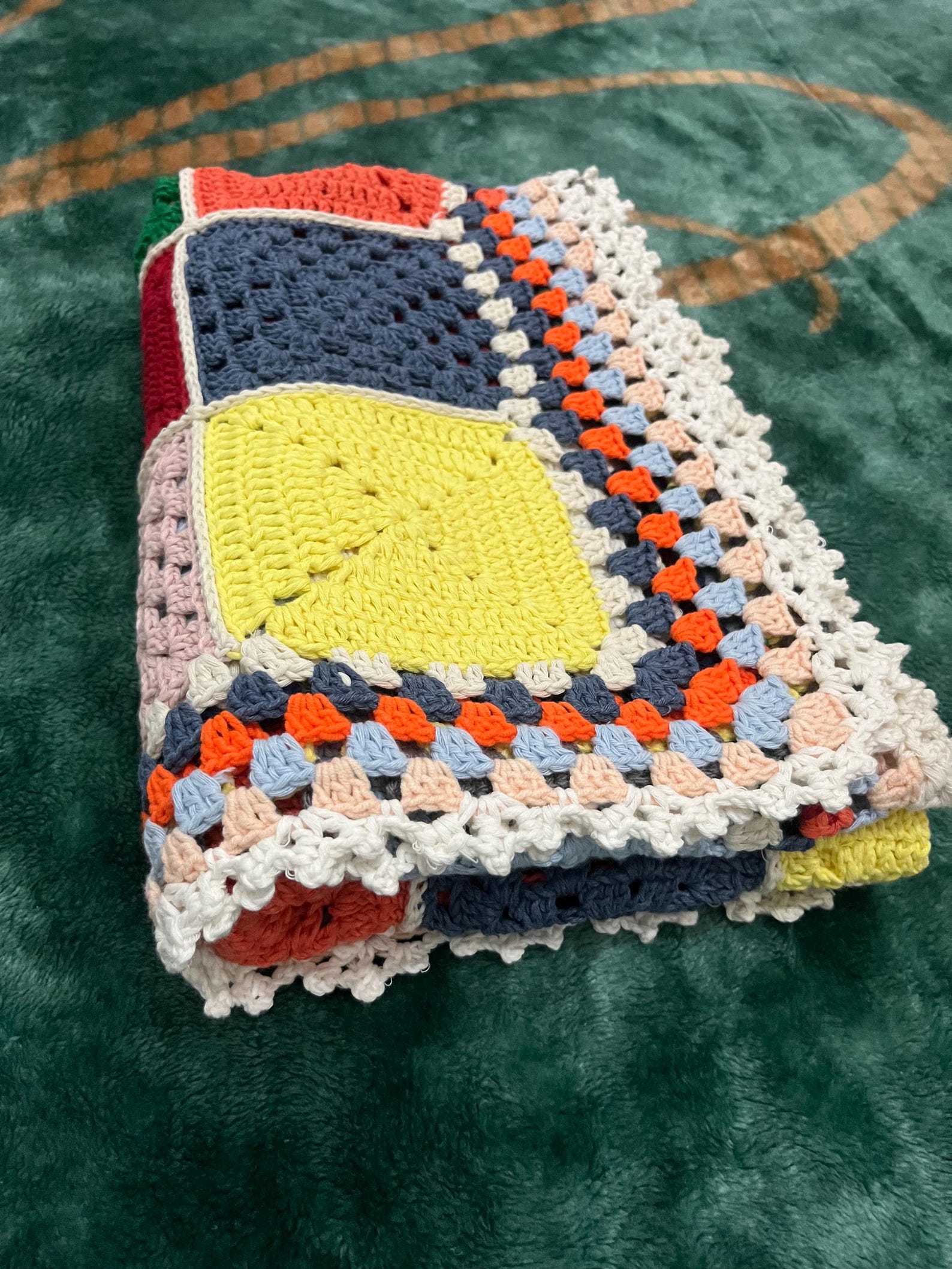Granny Gingham Baby Blanket; Crochet Pattern;bab Gift,picasso Blanket ...
