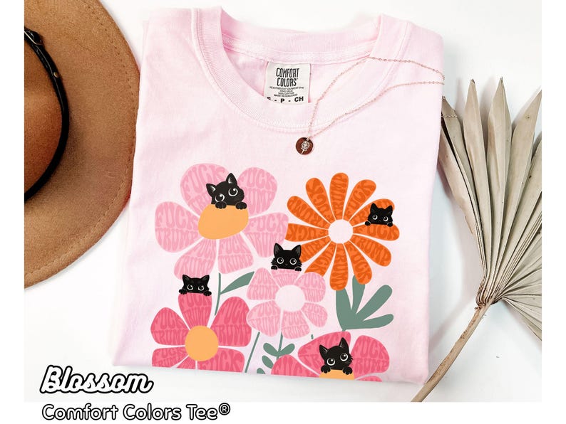 Anti-trump Hidden Message Floral Cat Shirt: Subtle Antifascist Retro ...