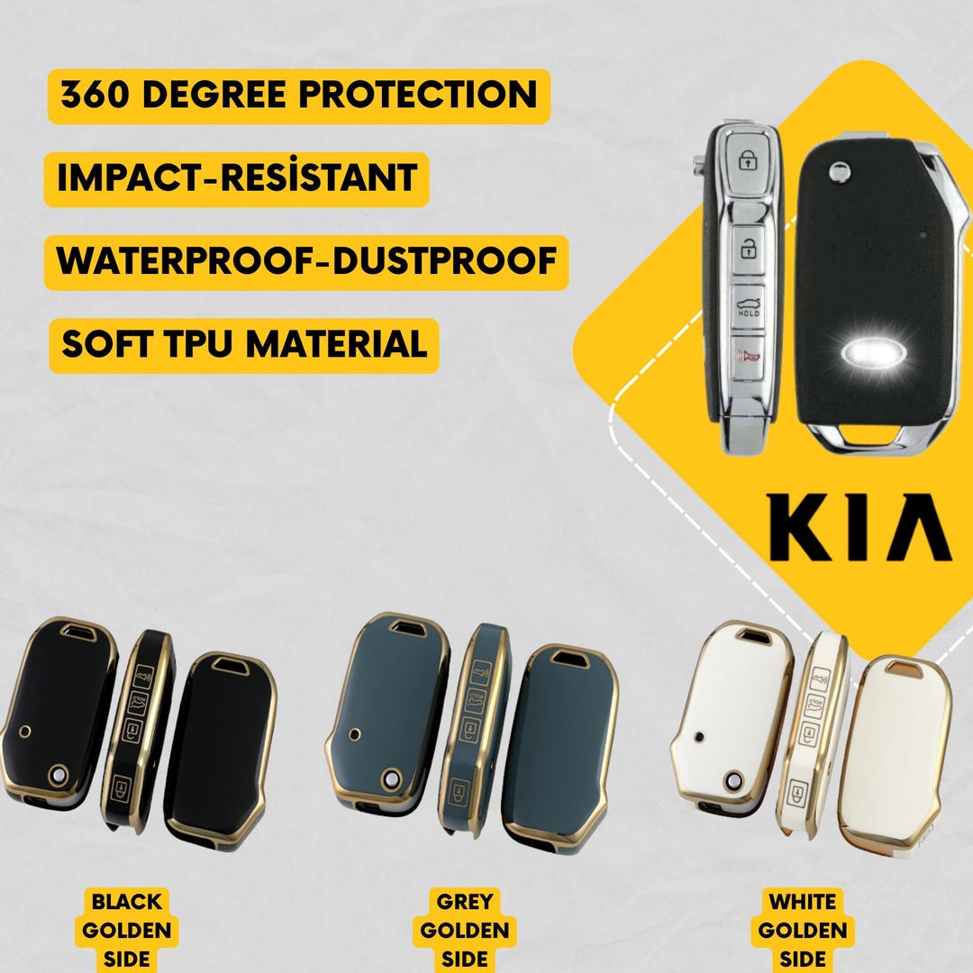 KIA 4-button Key Fob Cover for Forte Flip Key - Tpu Remote Case - Etsy