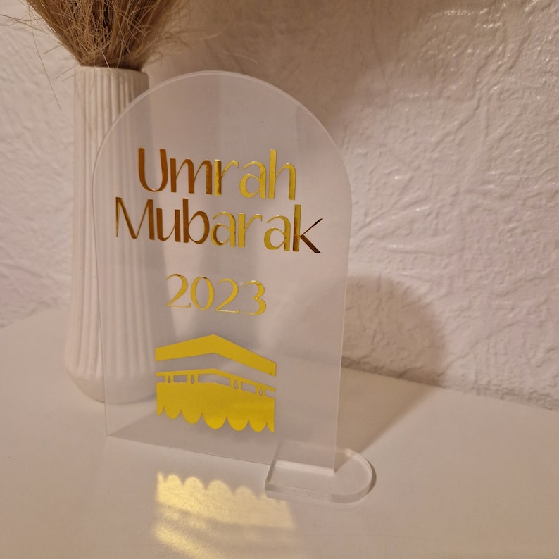 Umrah Mubarak Umrah Gift Islamic Gifts Islamic Decoration - Etsy