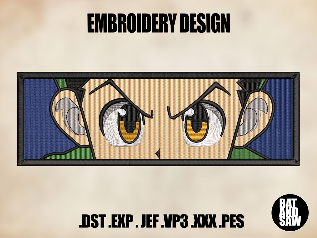 Gon Eye Embroidery Design Hunter X Hunter - Etsy