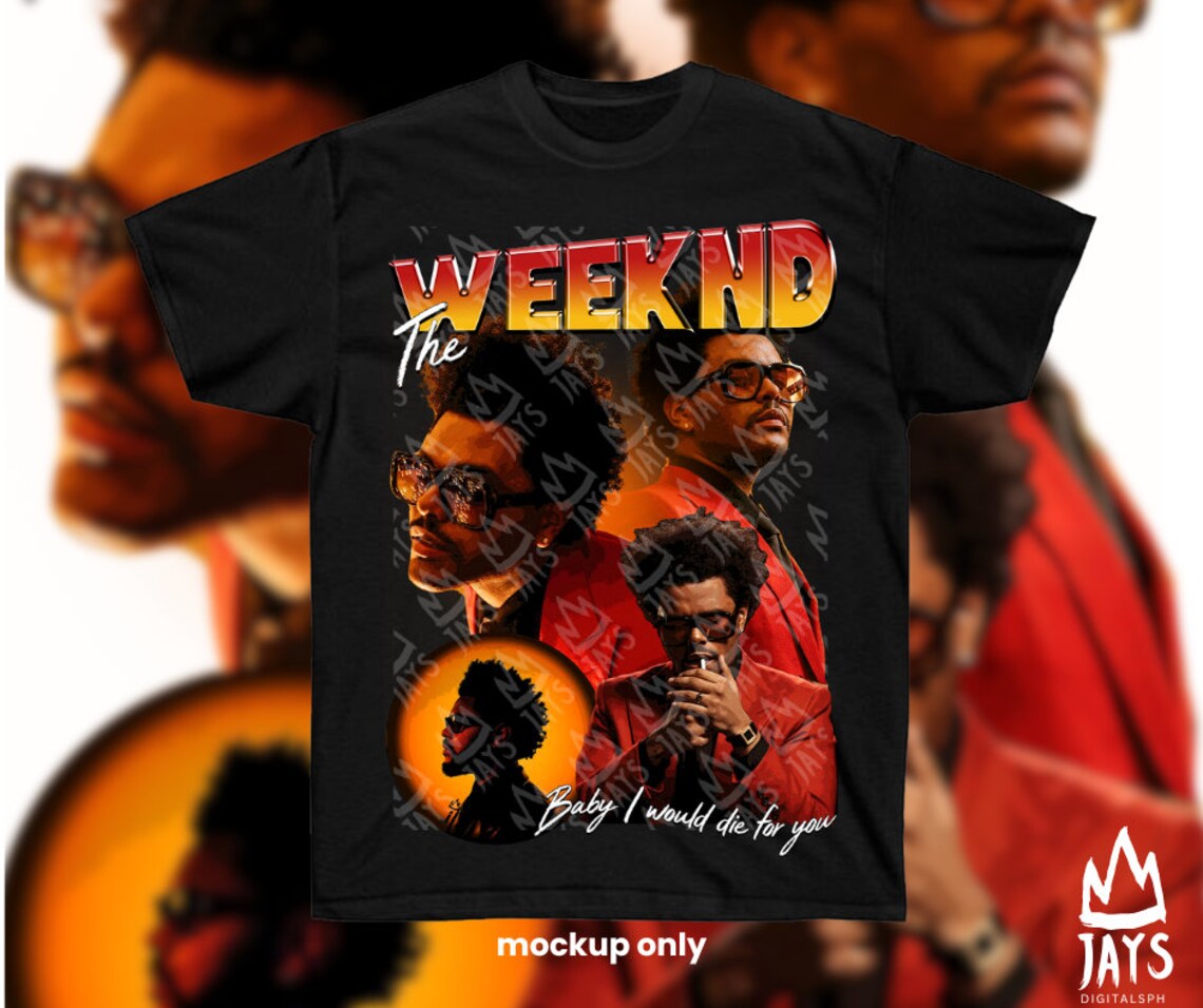 The Weeknd PNG Theweeknd Design Layout for T-shirt the Weeknd Merch ...