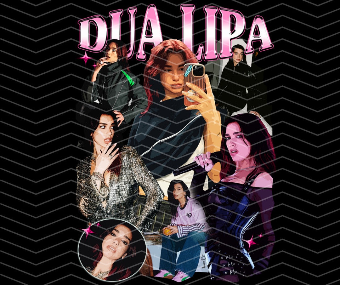 Ready to Print Dua Lipa PNG Dua Lipa Shirt Design Layout for Tshirt Dua ...