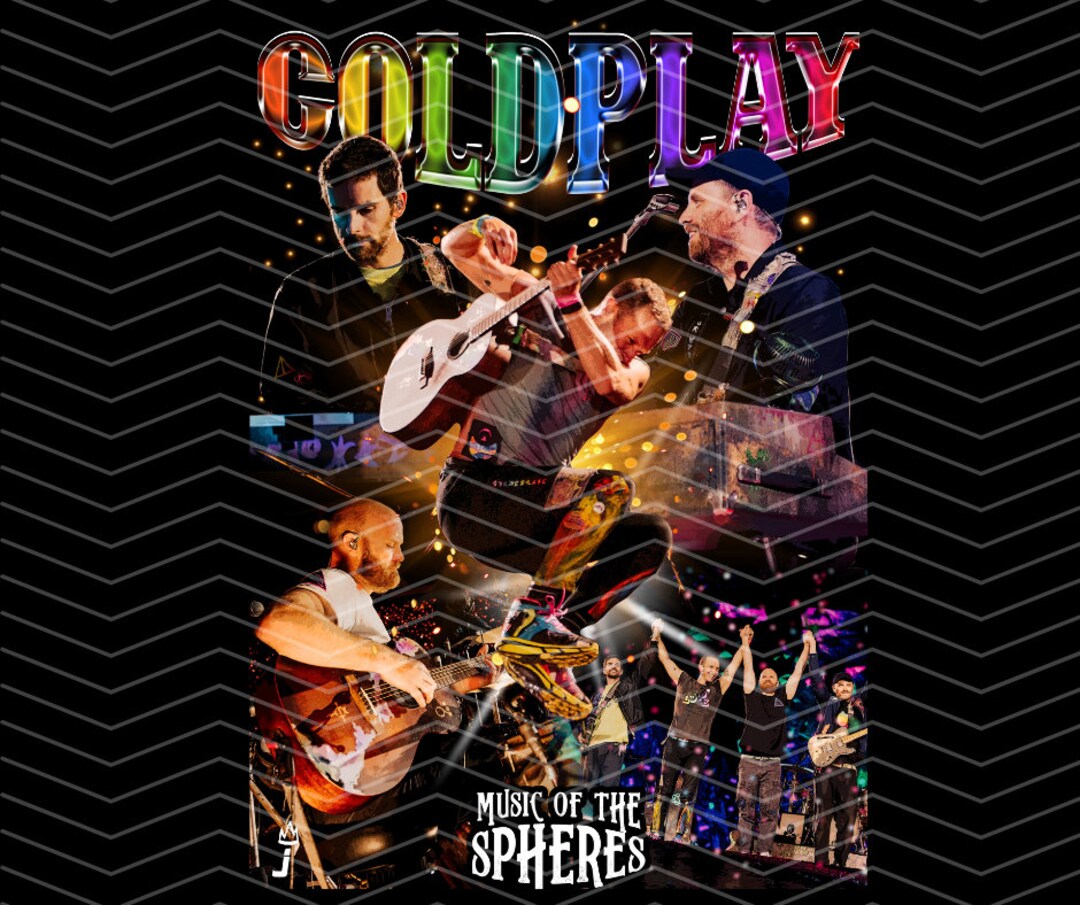Coldplay Shirt Design Coldplay PNG Layout for T-shirt Coldplay - Etsy