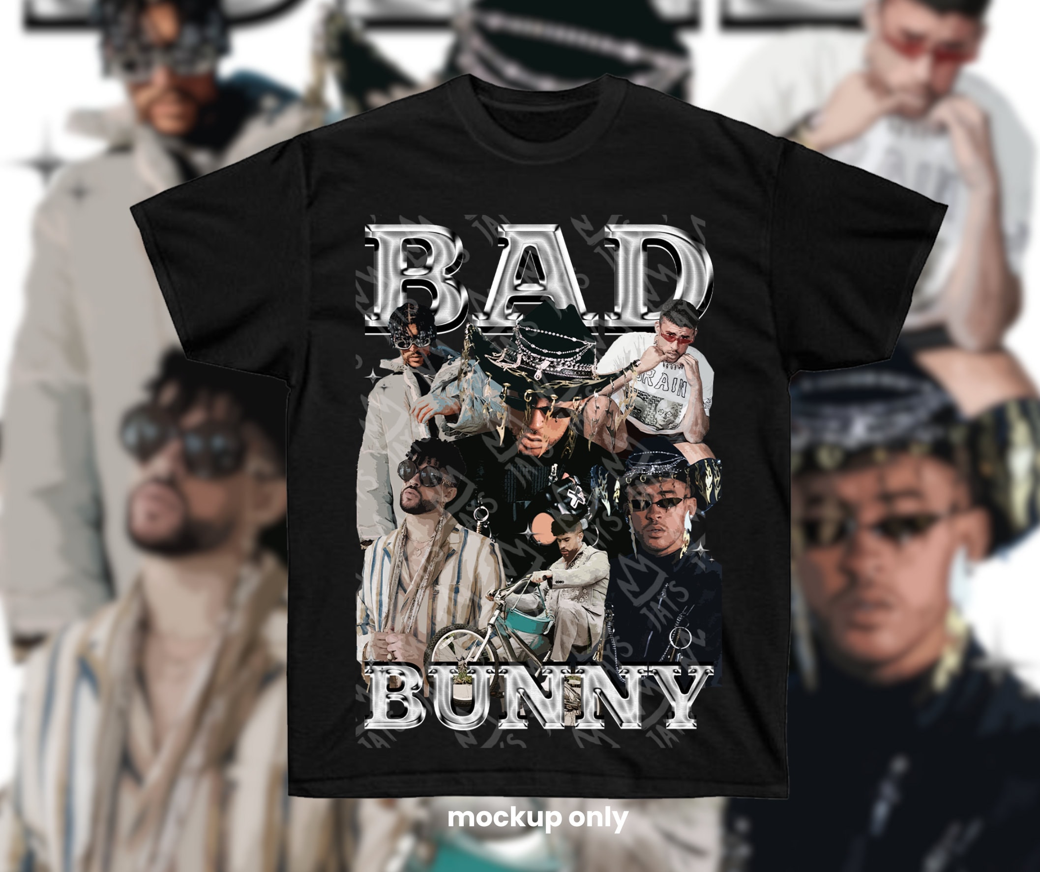 Bad Bunny Shirt Bad Bunny Layout Bad Bunny Design Bad Bunny Merch Bad ...