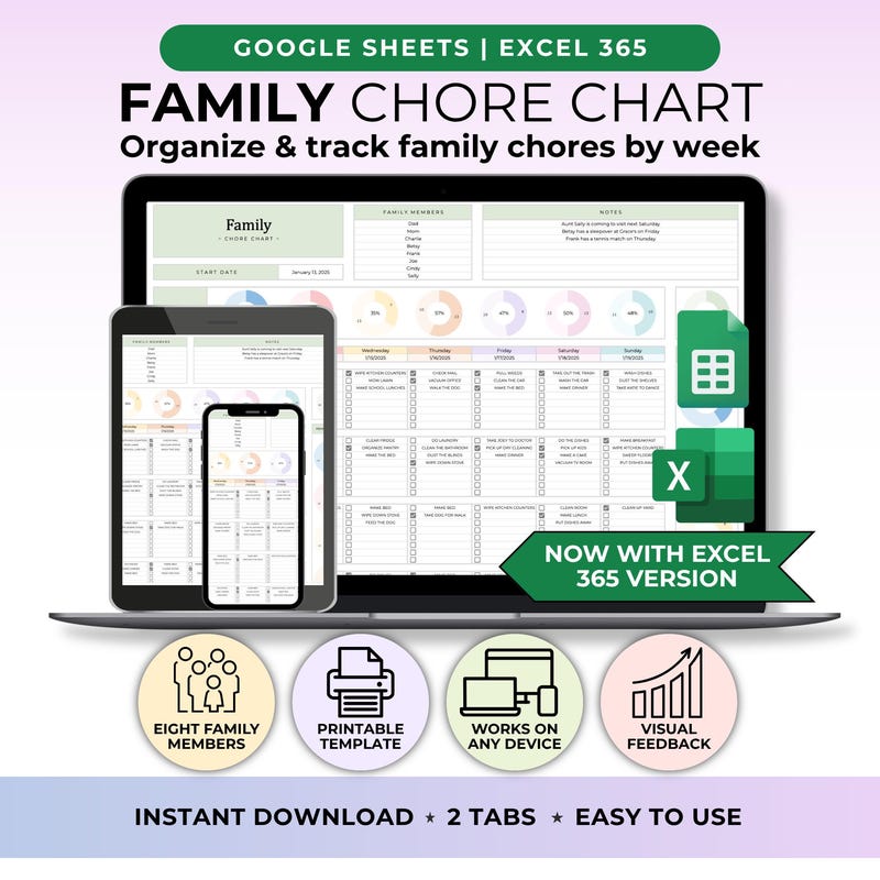 Couple Chores Chart - Etsy