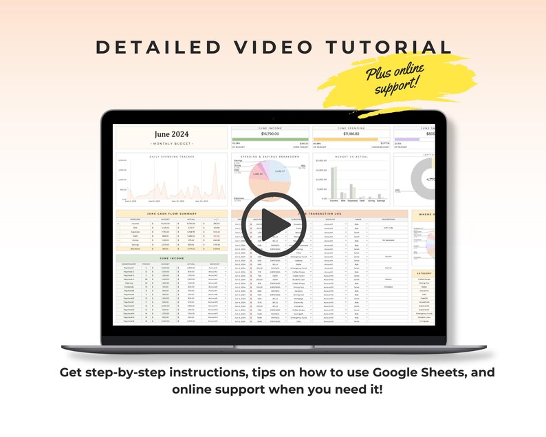 Couples Budget Template Google Sheet Budget Sheet Bill Tracker Annual ...