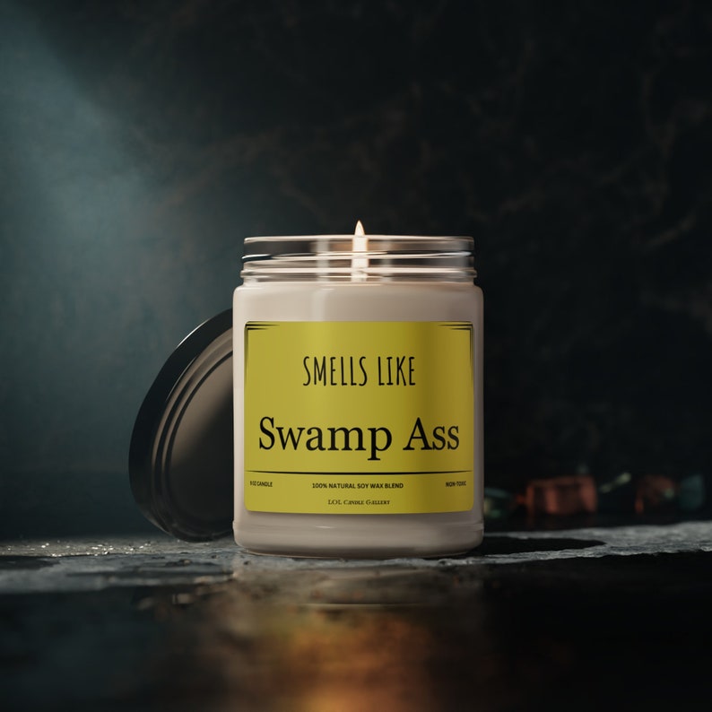 Smells Like Swamp Ass Candle Funny Candles Humorous Gifts Gag Gift Idea ...