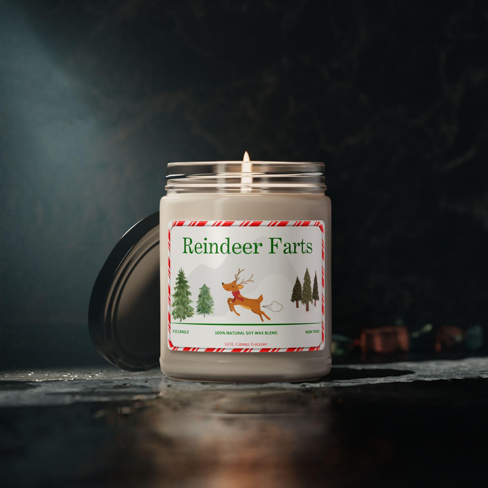 Reindeer Farts Candle Funny Candles Humorous Gifts Gag Gift Idea ...