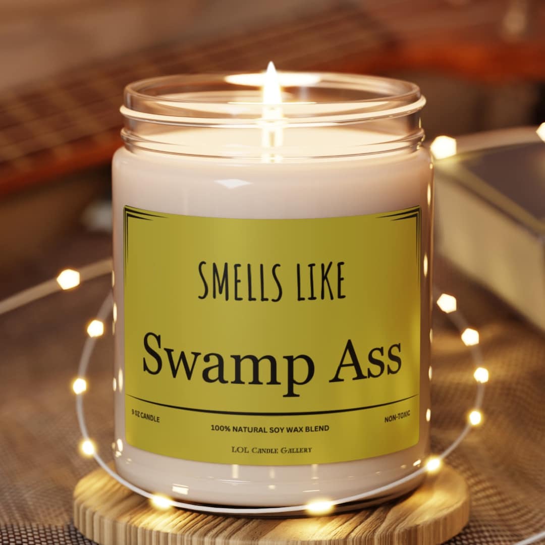 Smells Like Swamp Ass Candle Funny Candles Humorous Gifts Gag Gift Idea ...