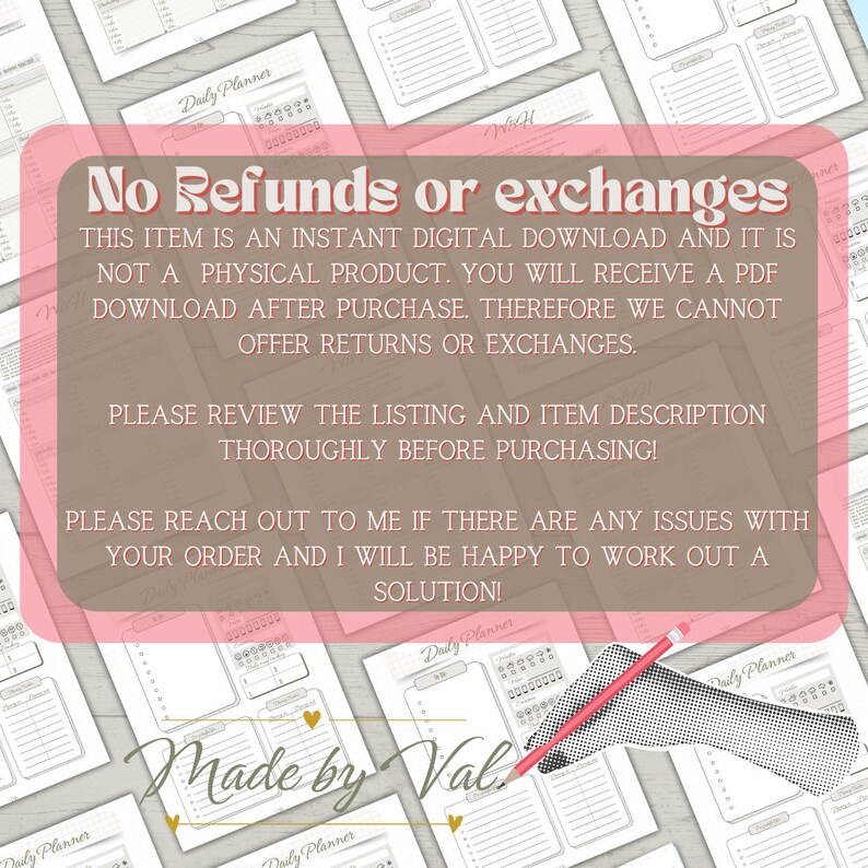 Year at a Glance 365 Days Designed on Dotted Pages, PDF Printable in A4 ...