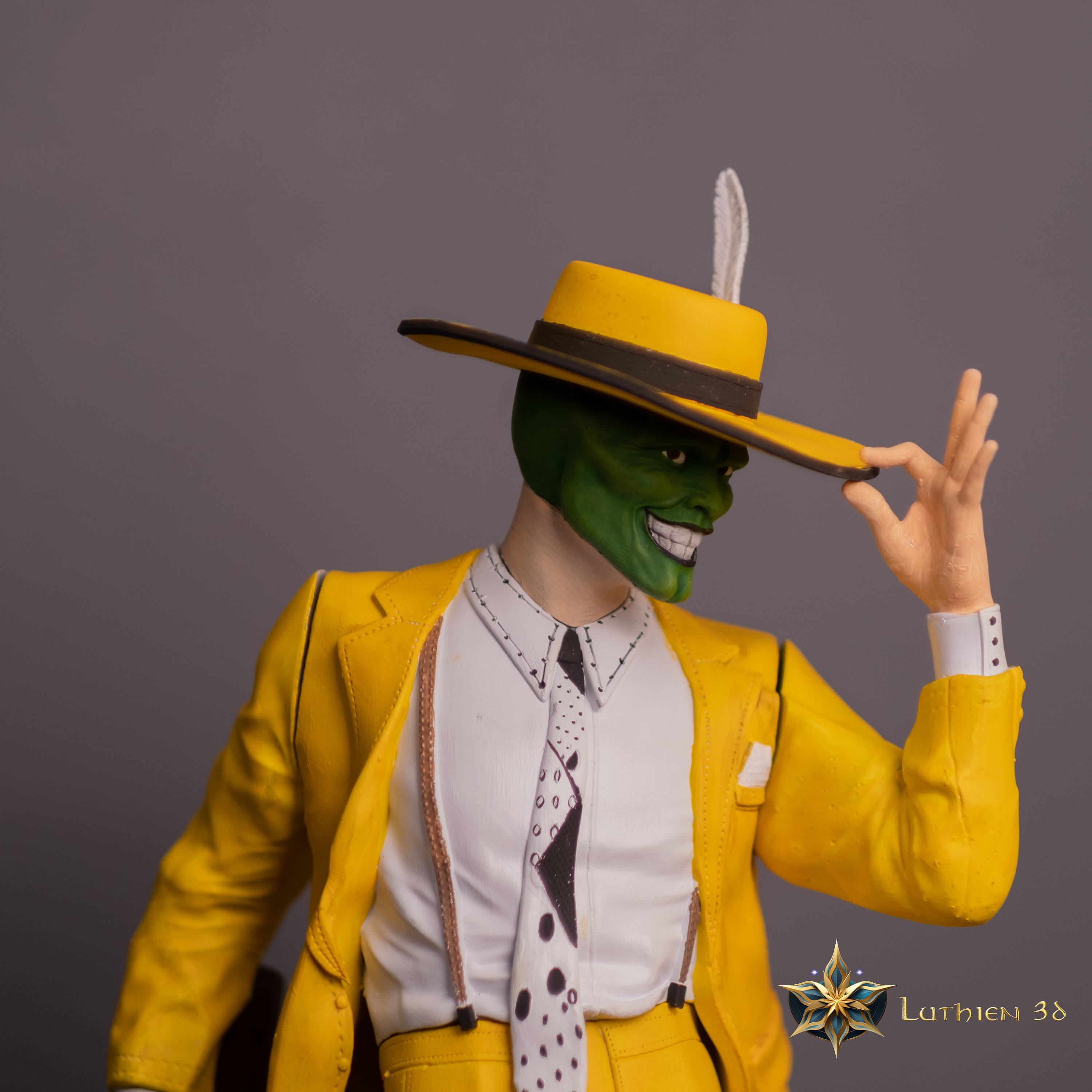 The Mask Figure - Jim Carrey Statue - 3D Printed Collector's Item - Etsy