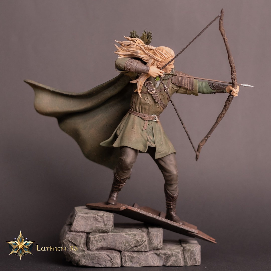 Legolas 3d Figure - Lord of the Rings Legolas Statue - Etsy
