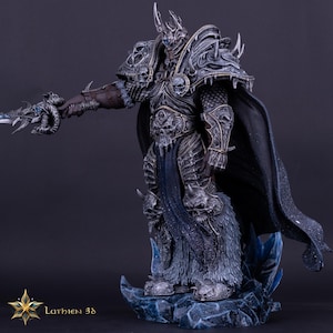 Lich King Figure – World of Warcraft Statue – 3D SLA Printed Resin ...