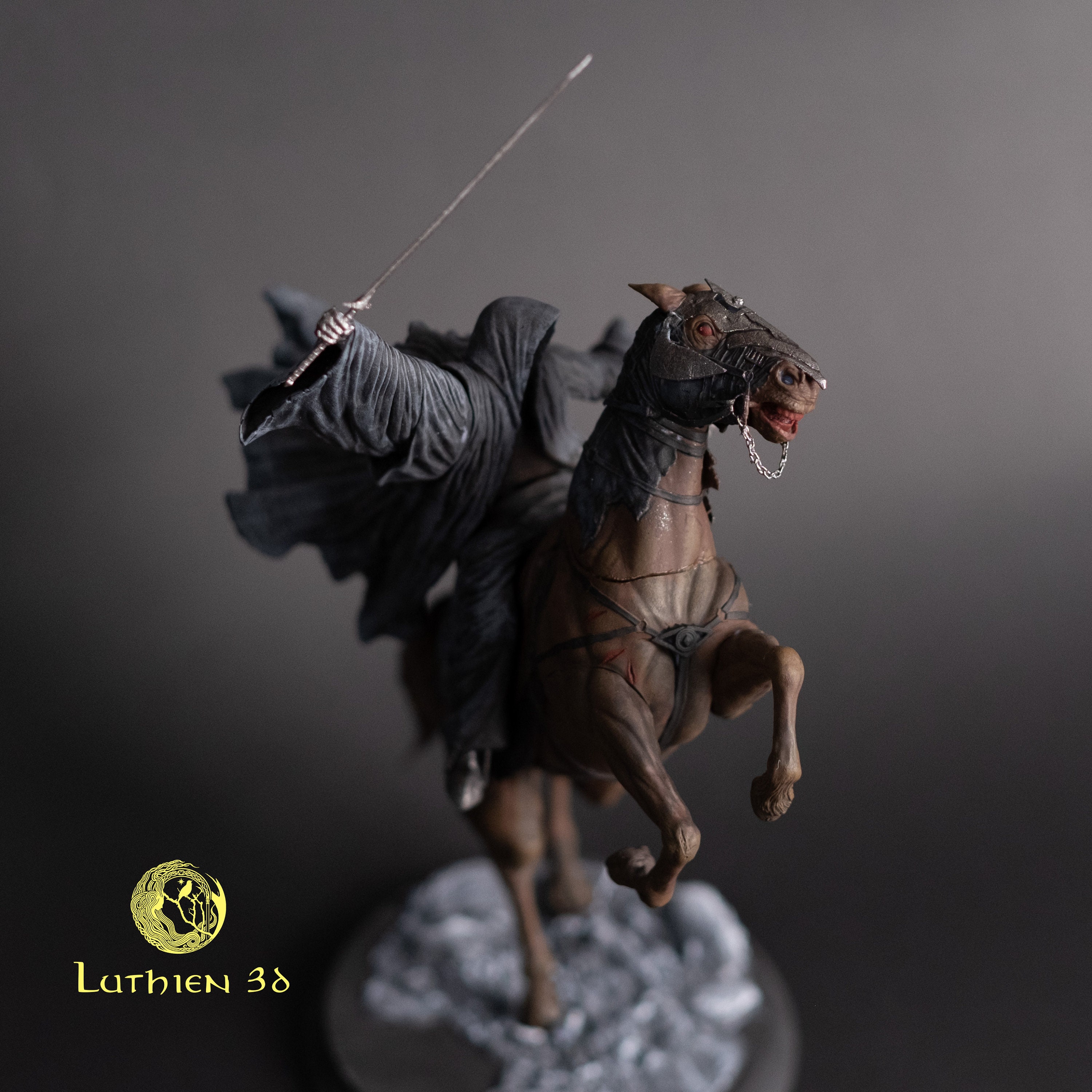 Nazgul Dark Rider, 3D Printed, Lord of the Rings, Free Shipping ...