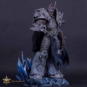 Lich King Figure – World of Warcraft Statue – 3D SLA Printed Resin ...