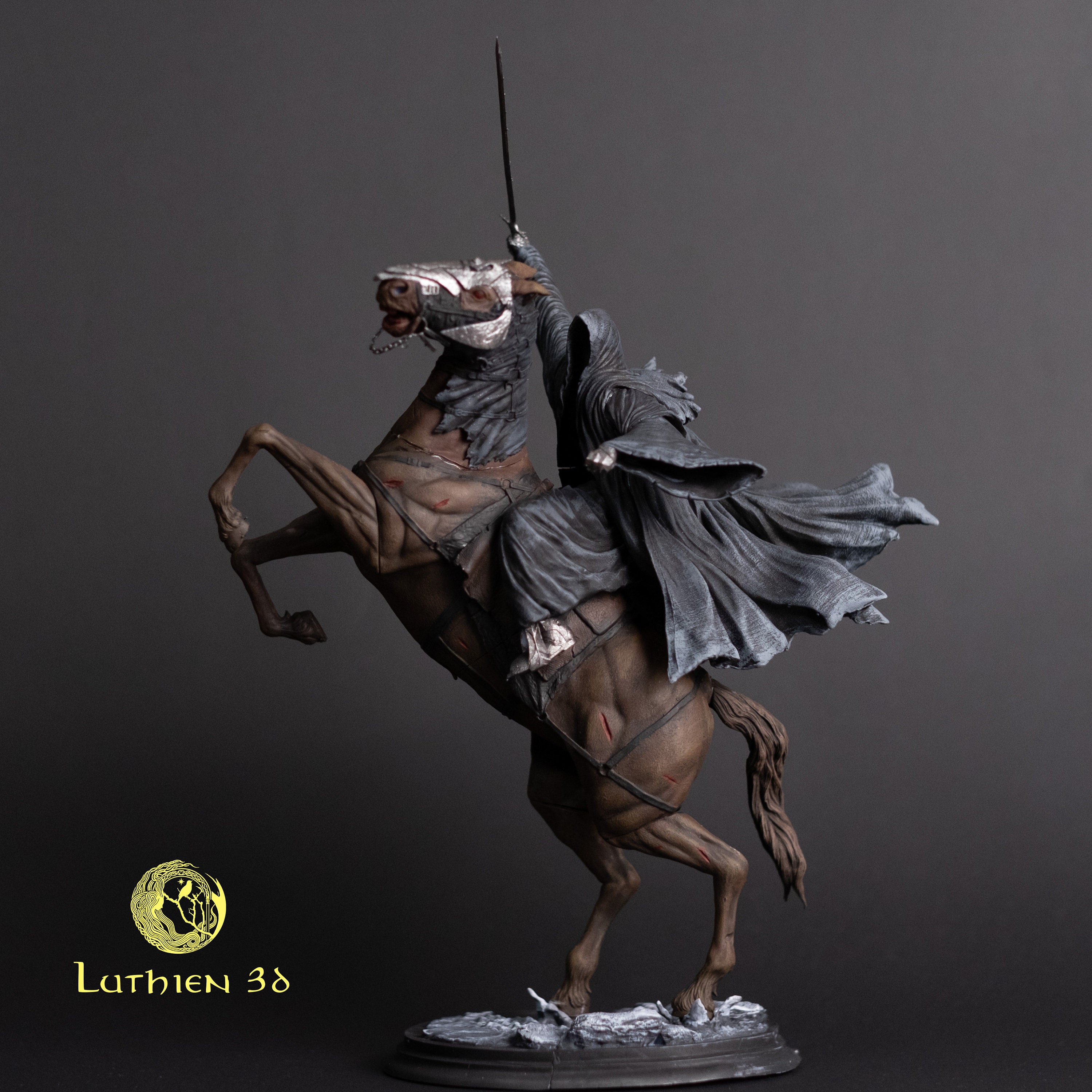 Nazgul Dark Rider, 3D Printed, Lord of the Rings, Free Shipping ...