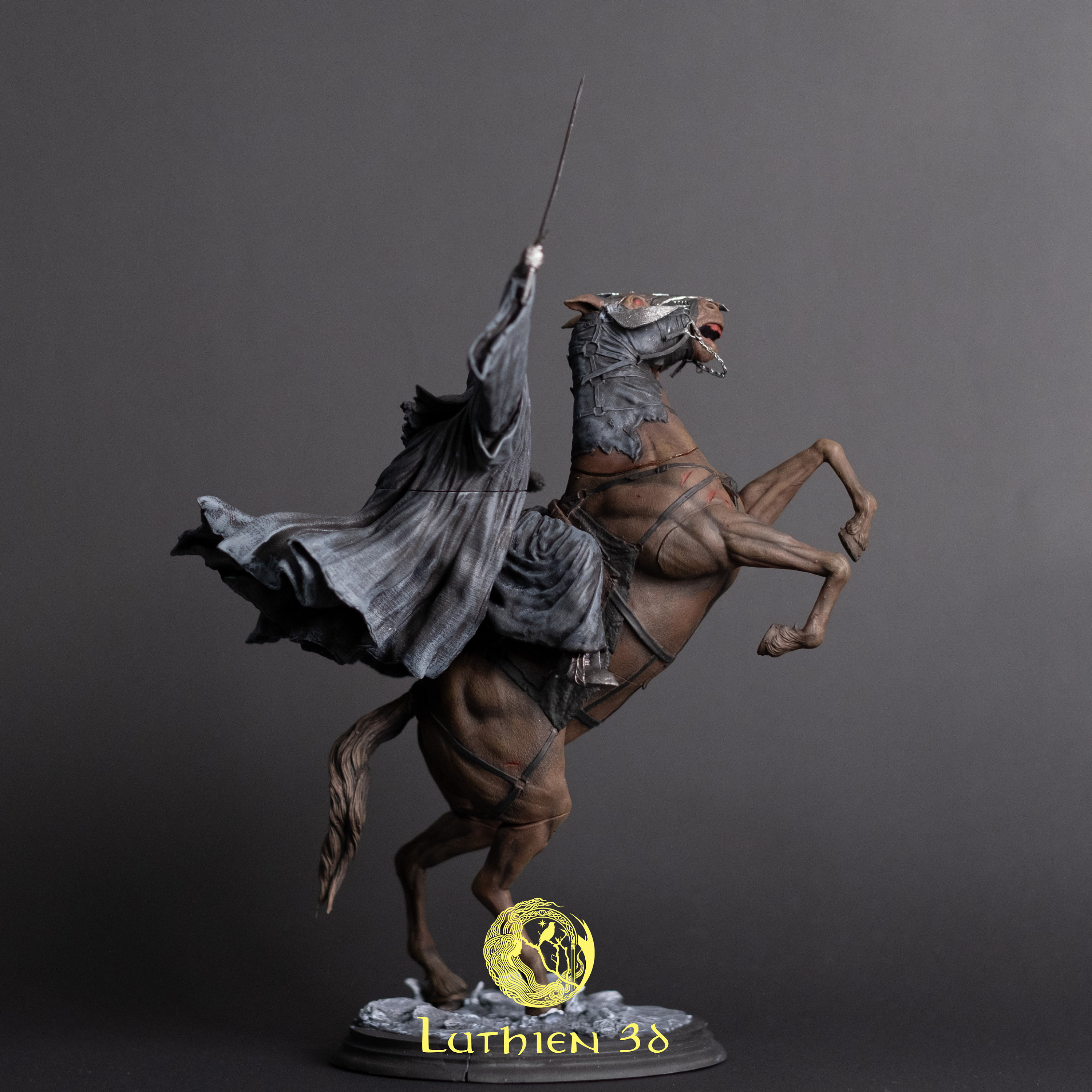 Nazgul Dark Rider, 3D Printed, Lord of the Rings, Free Shipping ...