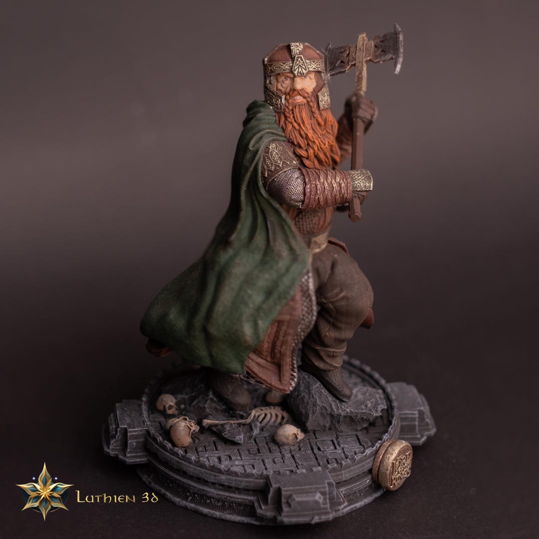 Gimli 3D Printed Resin Figure – Lord of the Rings Collectible - Etsy