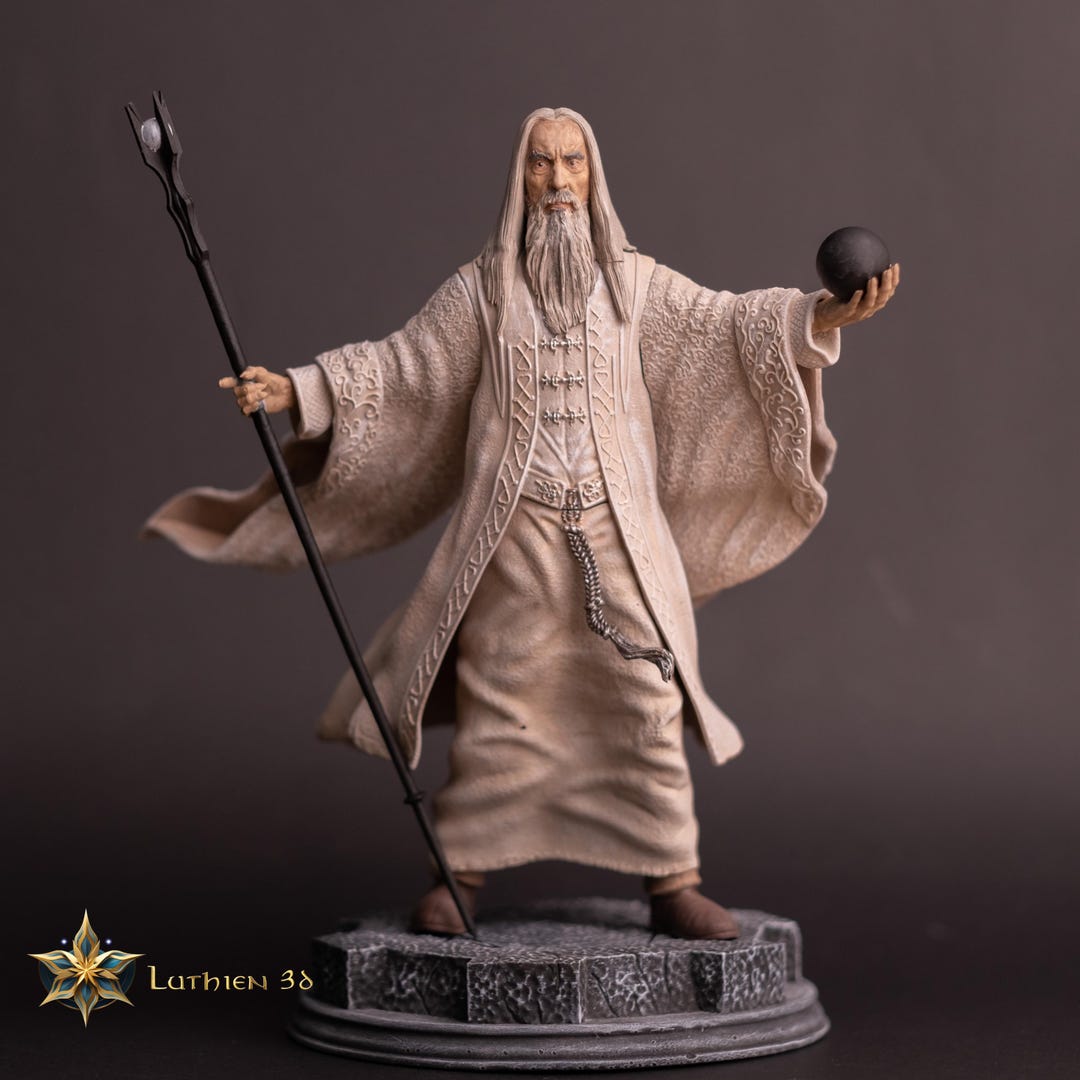 Saruman 3D Printed Resin Figure – Lord of the Rings Collectible - Etsy