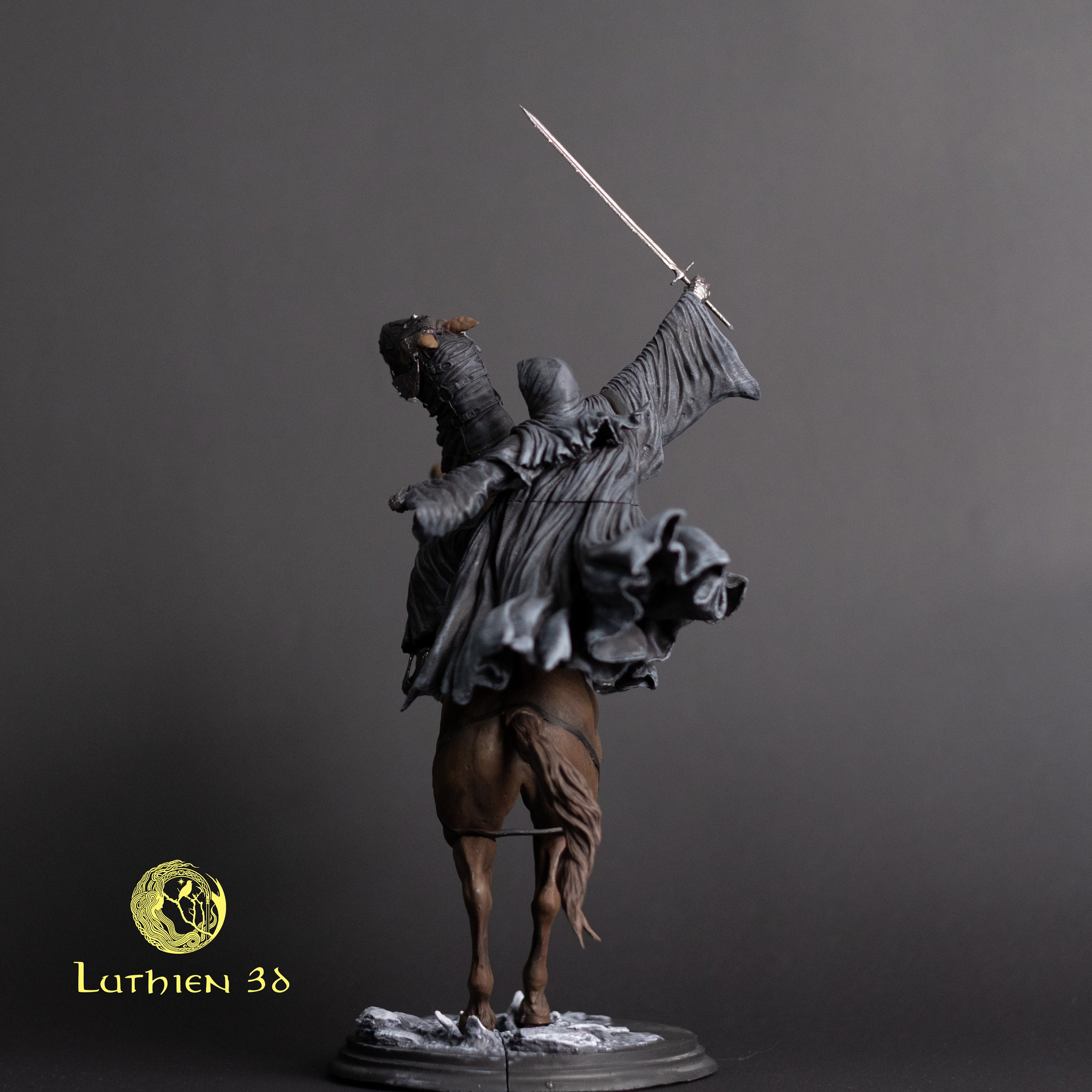 Nazgul Dark Rider, 3D Printed, Lord of the Rings, Free Shipping ...