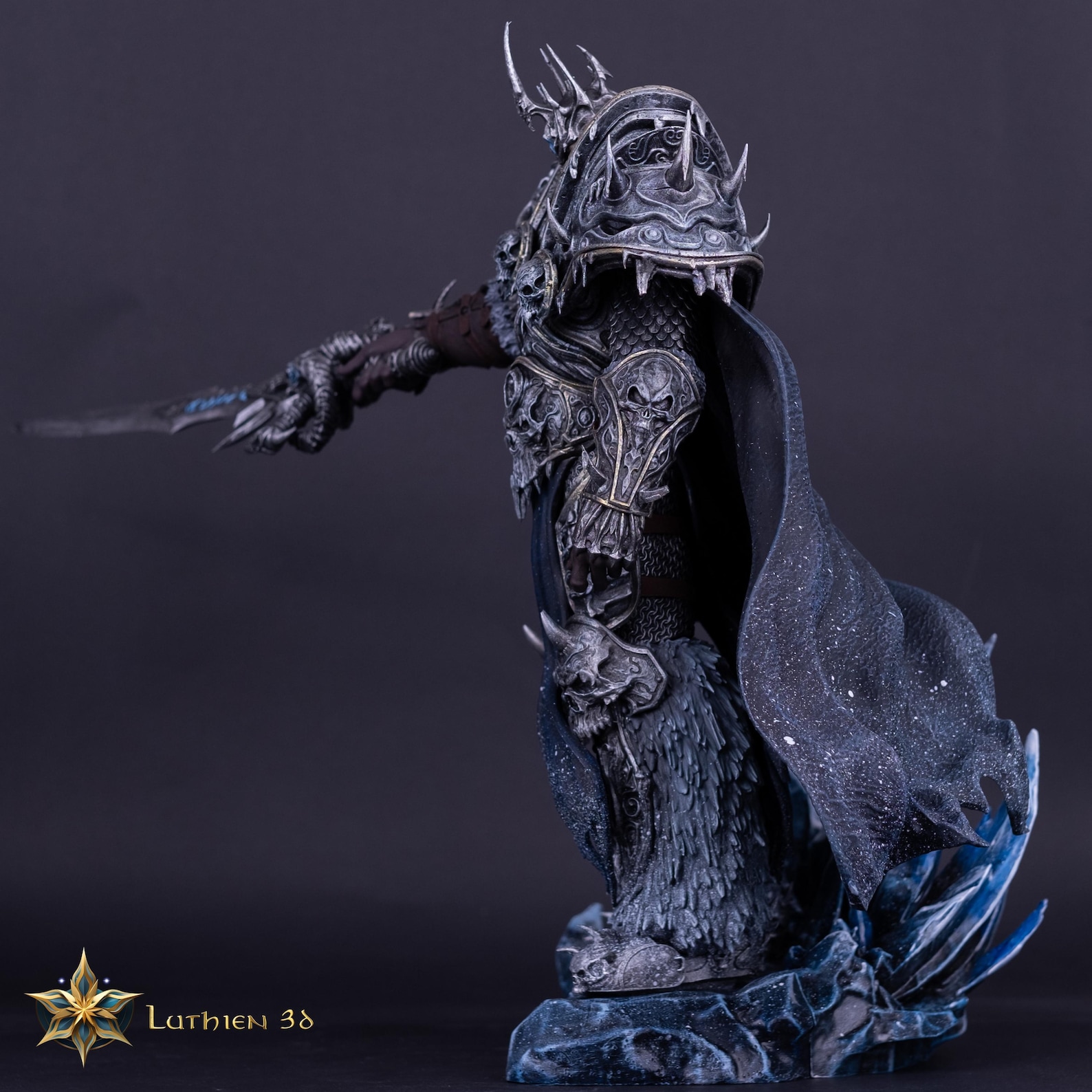 Lich King Figure – World of Warcraft Statue – 3D SLA Printed Resin ...