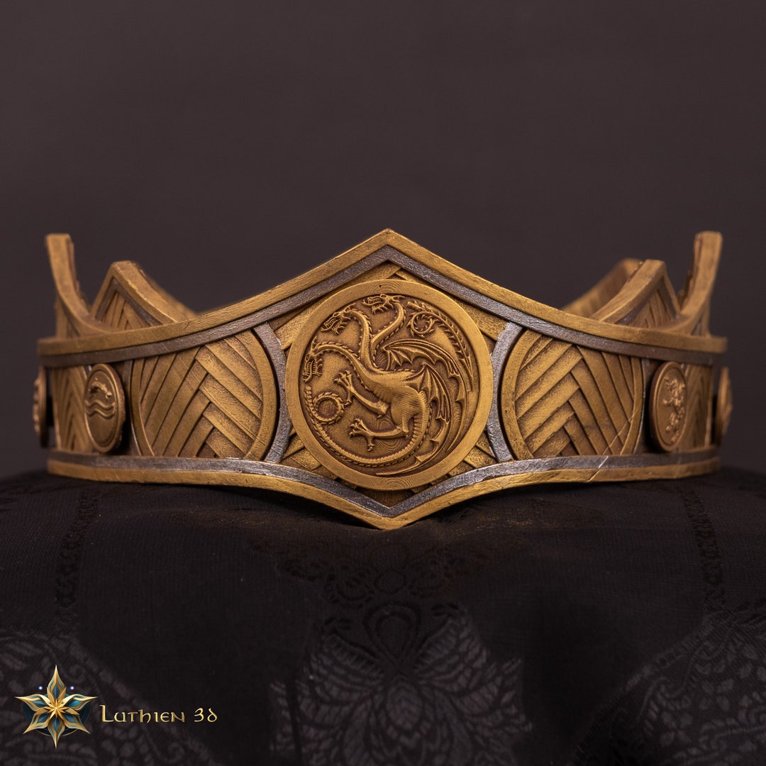 Rhaenyra and Viserys Targaryen Crown - House of the Dragon Crown - Etsy