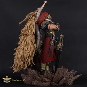 Royal Consort Radahn and Miquella Statue - Elden Ring Inspired Resin ...