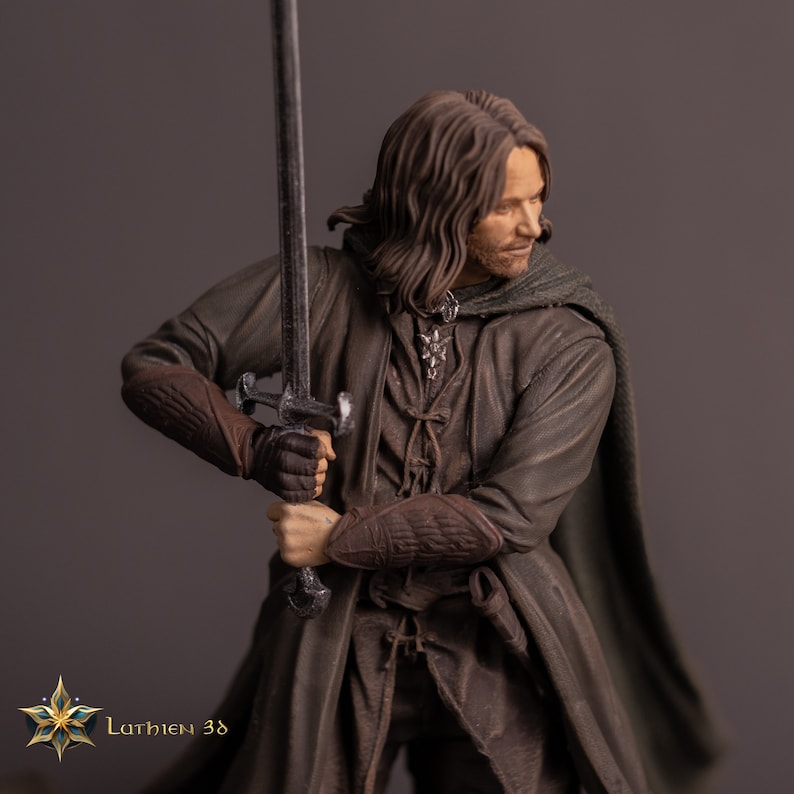 Aragorn 3d Figure - Lord of the Rings Aragorn Statue - Etsy