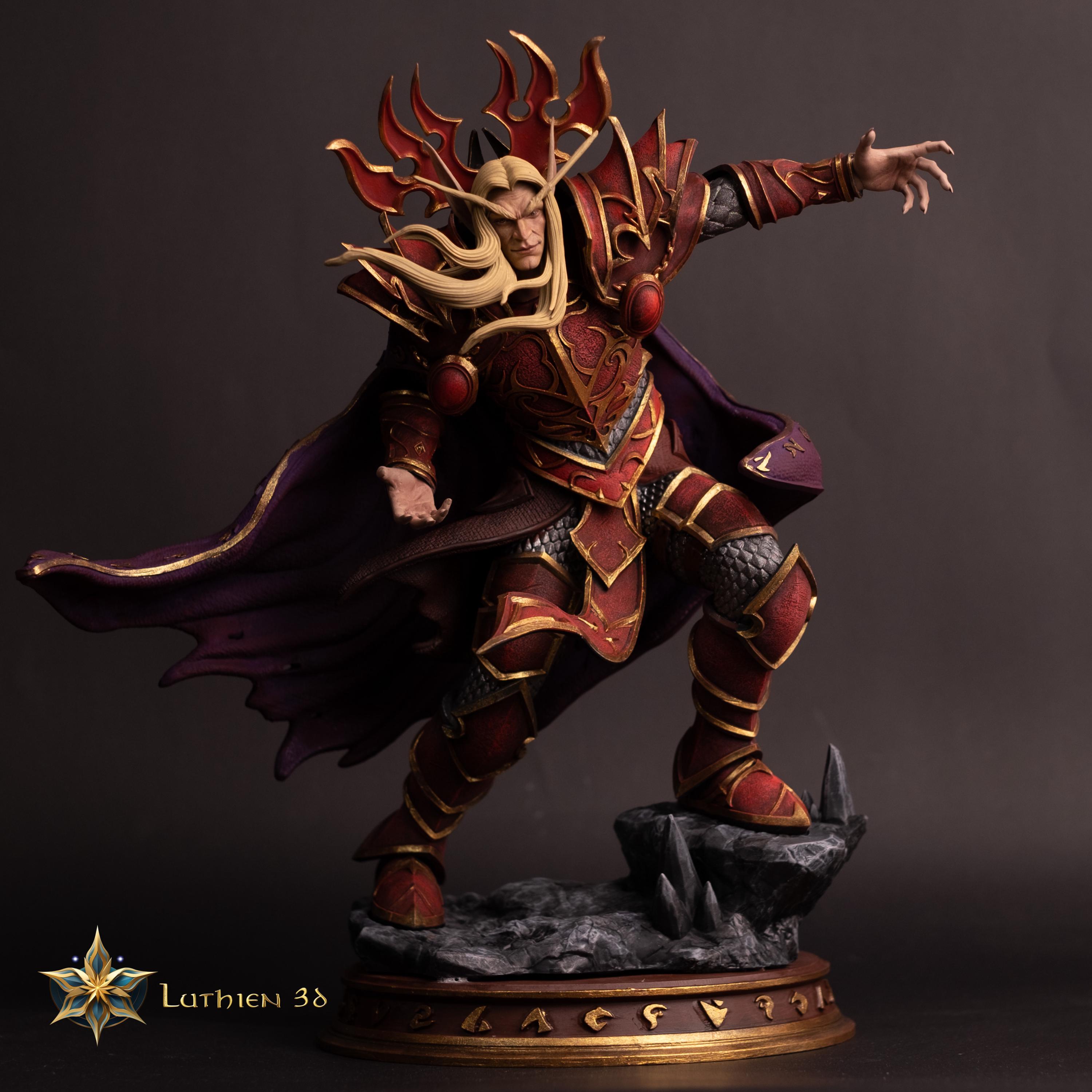 Kael'thas Sunstrider 3D Printed Resin Figure - Hand-painted - World of ...