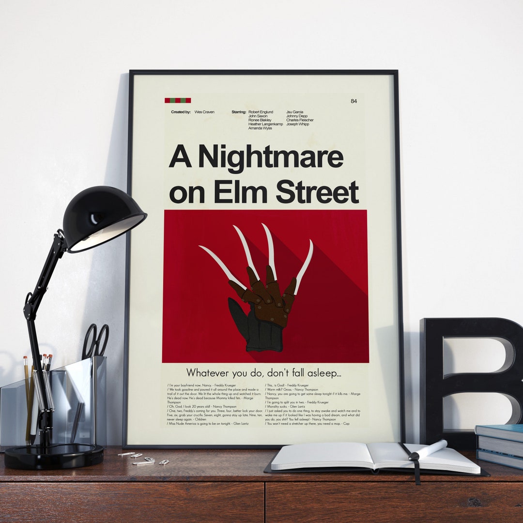 A Nightmare on Elm Street - Razor-gloved Hand | 12"x18" or 18"x24 ...