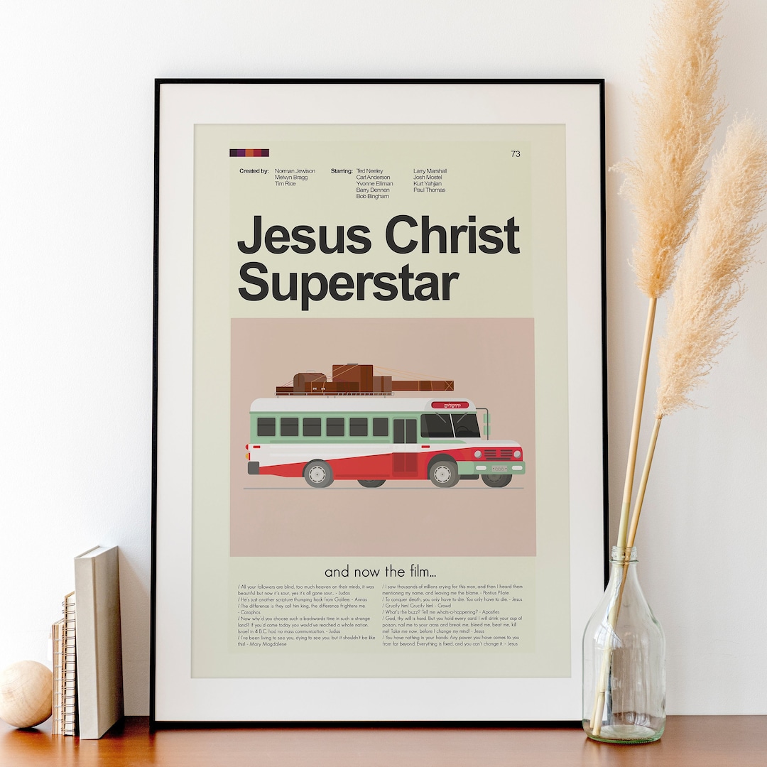 Jesus Christ Superstar - Bus | 12"x18" or 18"x24" Print Only - Etsy