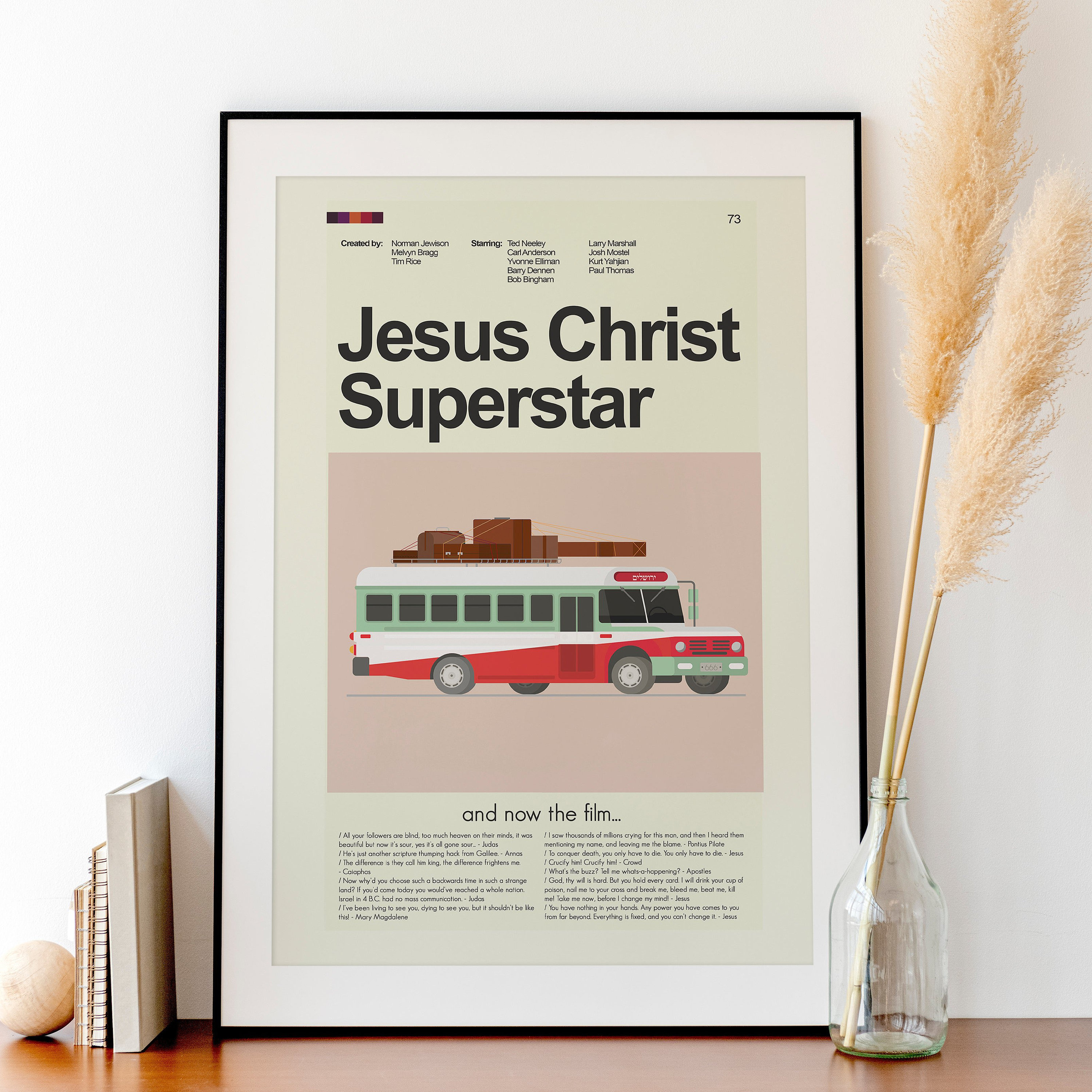 Jesus Christ Superstar - Bus | 12"x18" or 18"x24" Print Only - Etsy