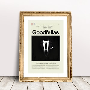 Goodfellas Inspired Mid-century Modern Print | 12"x18" or 18"x24" Print ...