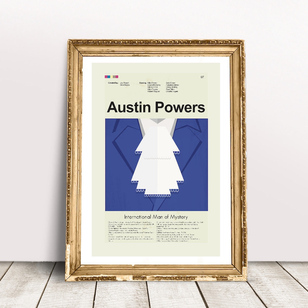 Austin Powers: International Man of Mystery - Blue Suit | 12"x18" or 18 ...