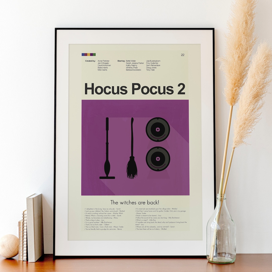 Hocus Pocus 2 - Wet Mop, Broom, and Broomies | 12"x18" or 18"x24" Print ...