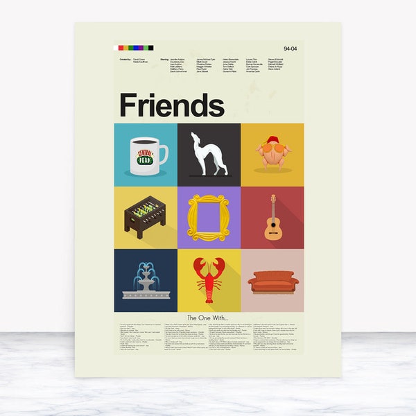 Friends Poster - Etsy UK