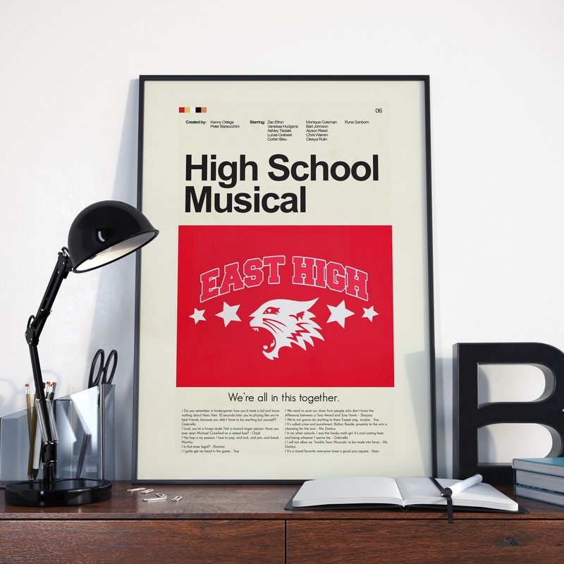 High School Musical Poster - Etsy
