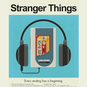 Stranger Things season 4 Max's Walkman 12x18 Print Only - Etsy