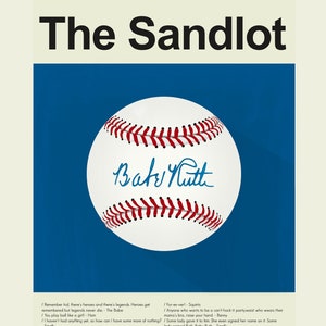 The Sandlot Inspired Mid-century Modern Print | 12"x18" or 18"x24 ...