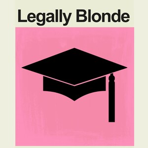 Legally Blonde Inspired Mid-century Modern Print | 12"x18" or 18"x24 ...