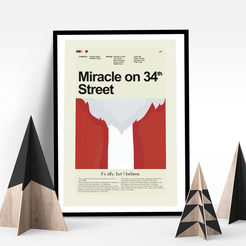Miracle on 34th Street Poster - Etsy