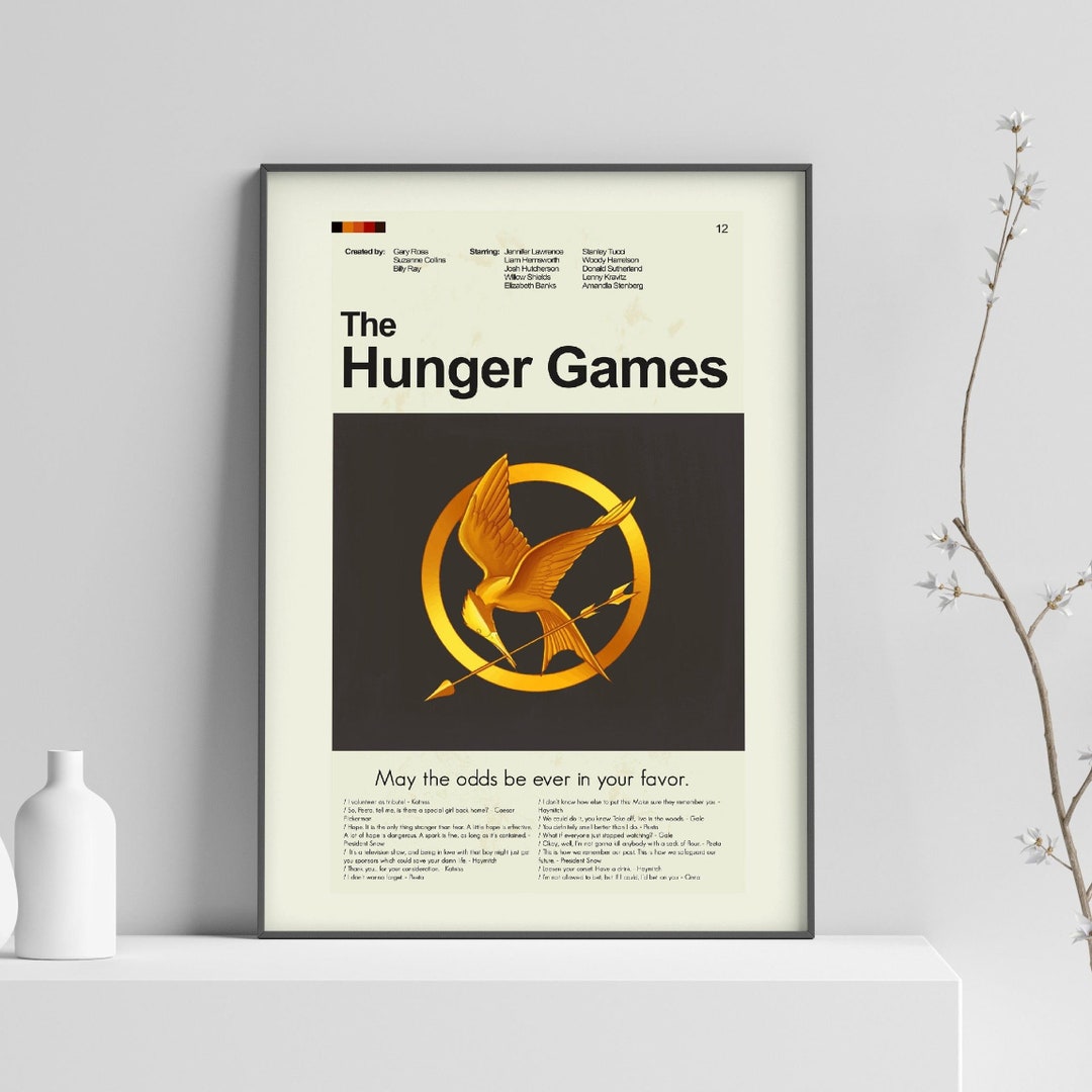 The Hunger Games Inspired Mid-century Modern Print | 12"x18" or 18"x24 ...