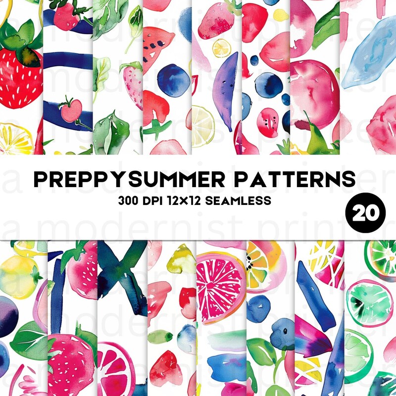Preppy Papers - Etsy