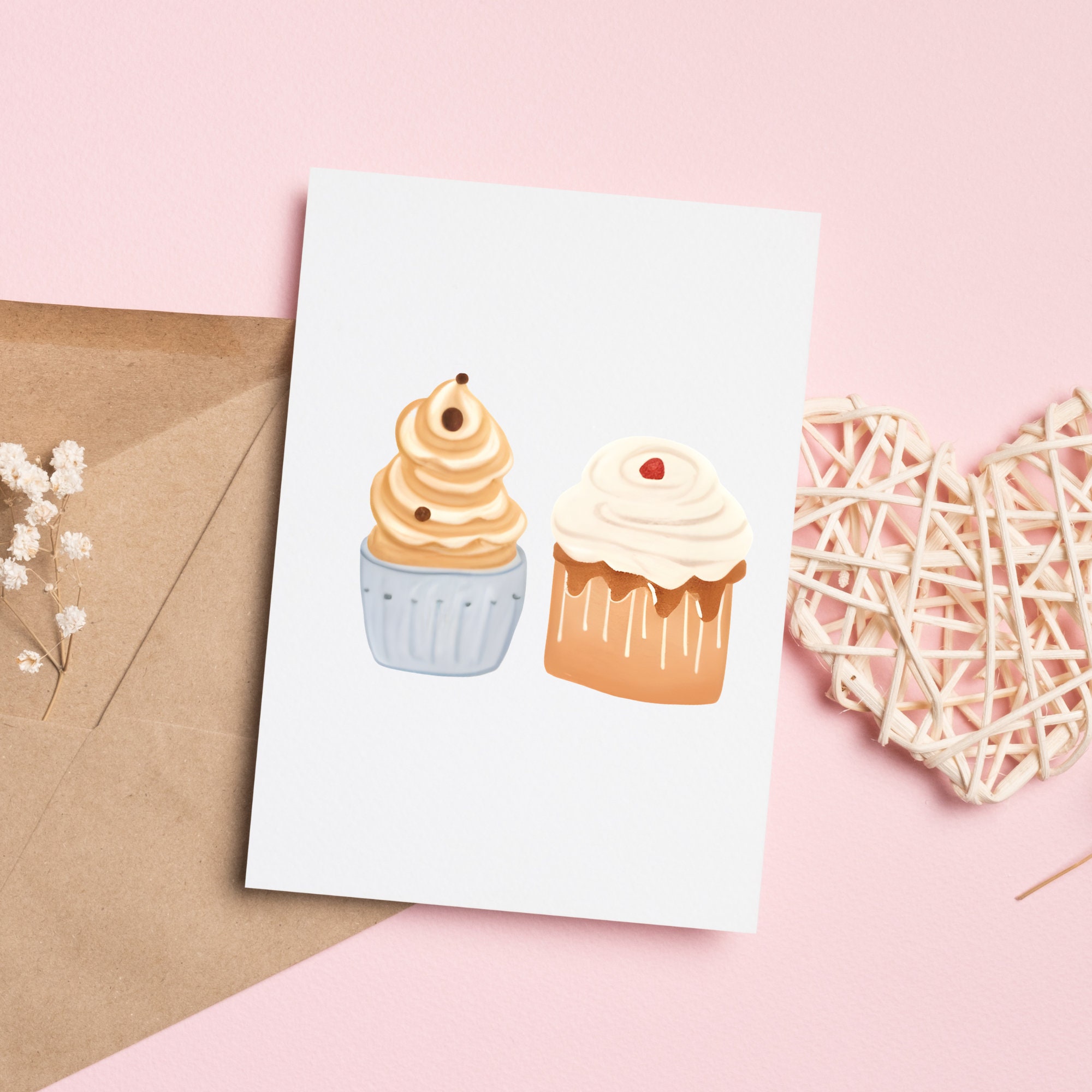 Bakery Clipart Trendy Doodle Goodnotes Stickers Colorful Unique ...