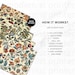 Colonial Floral Patterned Digital Paper , 12 Fresh Original Designs ...